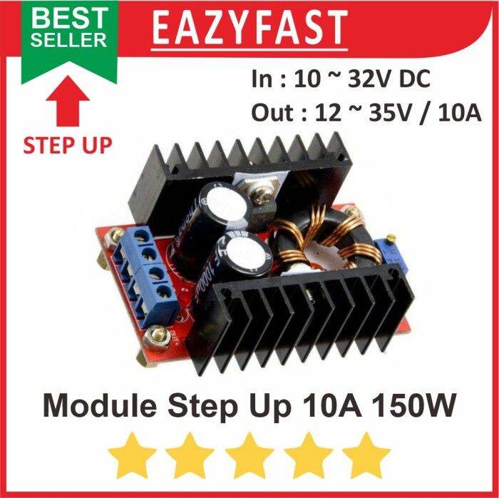 Step Up 10A 150W Module Modul DC Adjustable Power Boost Regulator ...