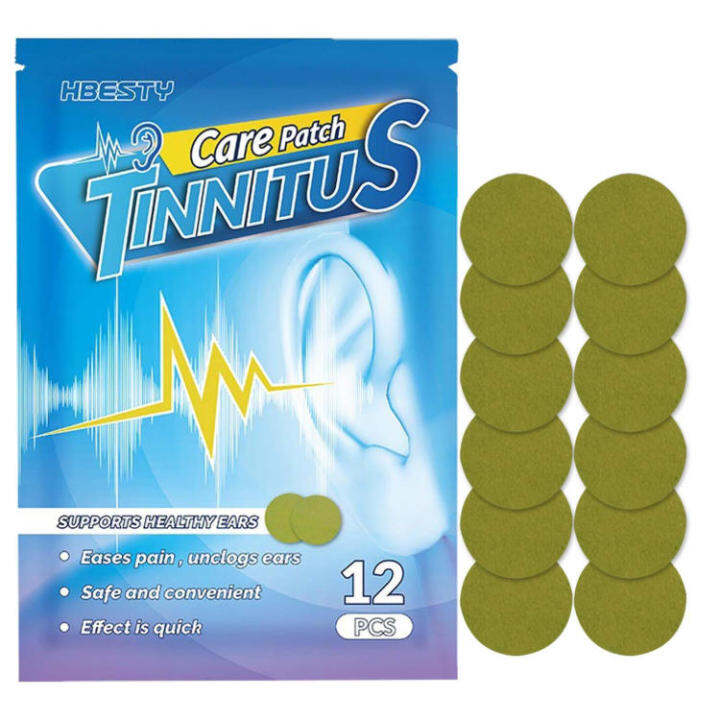 Tinnitus Moxibustion Plaster Ear Patch Relieve Ear Discomfort 12PCS ...