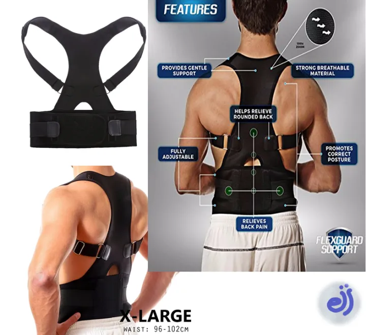 Fully Adjustable Support Brace Best Posture For Lower and Upper Back ...