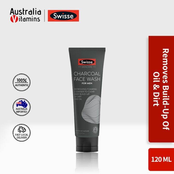 Swisse Charcoal Face Wash For Men 120ml | Lazada PH