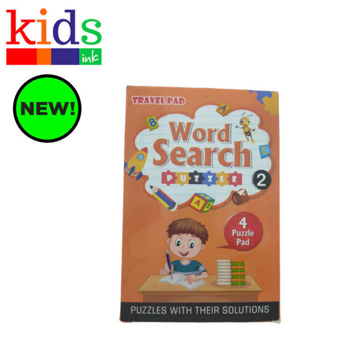 Travel Pad Word Search Puzzle Volume 2- Kids Ink | Lazada PH