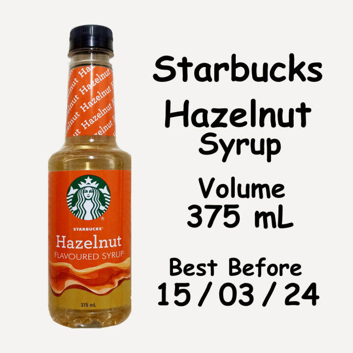 BBF 15 / 03 / 24 น้ำเชื่อม ไซรัป สตาร์บัคส์ กลิ่นเฮเซลนัท Starbucks ...