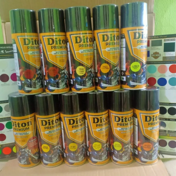DITON Premium Pilok Pilox Warna Kuning Orange Yelow ( Tiger Yellow ...