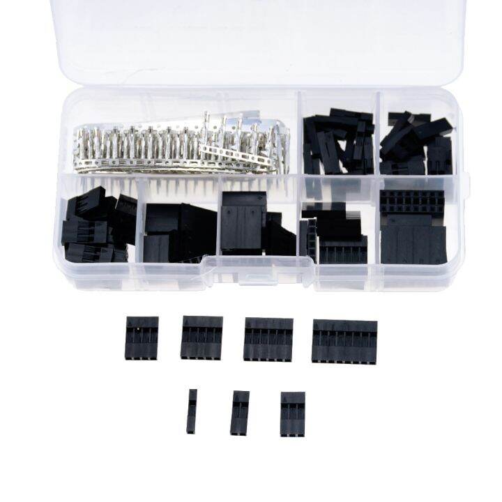 310PCS 3A 250V 2.54mm Male Female Wire Jumper Line Cable 1/2/3/4/5/6 ...