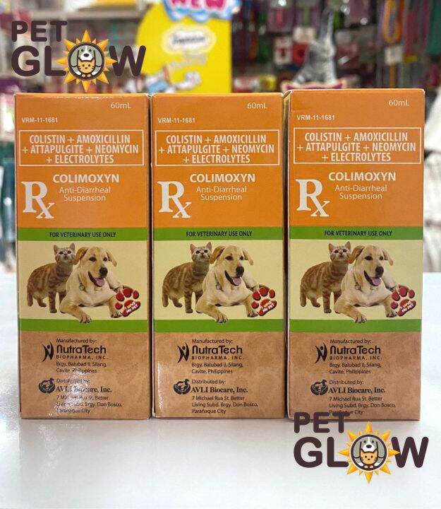 NEW PRODUCT! COLIMOXYN Pet Anti-Diarrheal Suspension 60mL | Lazada PH