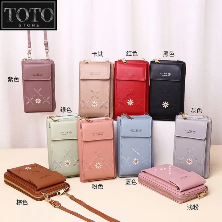 TOTO Korean style Fashion cellphone wallet Sling wallet | Lazada PH