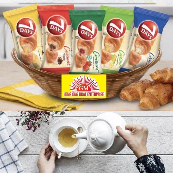 7 Days Croissant (60gX30) Vanilla / Chocolate / Corn / Butter ...