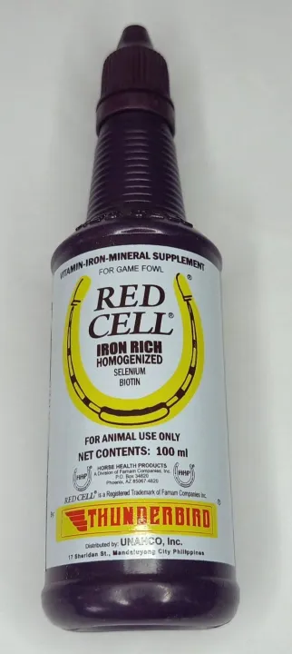 [SOUTH VET] (100ml)/RED CELL IRON RICH FOR GAMEFOWL ROOSTER: Gamecock ...