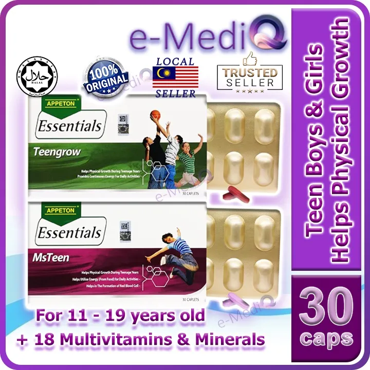 APPETON Essential Teengrow / MsTeen 30s [Teenager - Girls Health ...