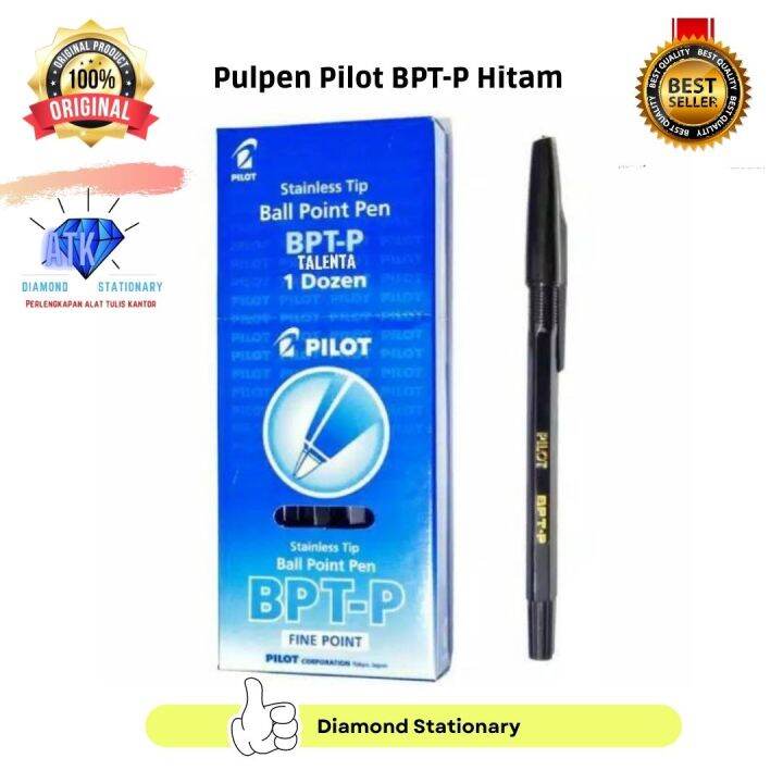 Pulpen Pilot BPT-P Hitam | Lazada Indonesia