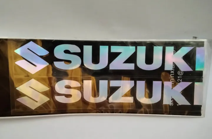 MKNL- SUZUKI REFLECTIVE STICKER SILVER | Lazada PH