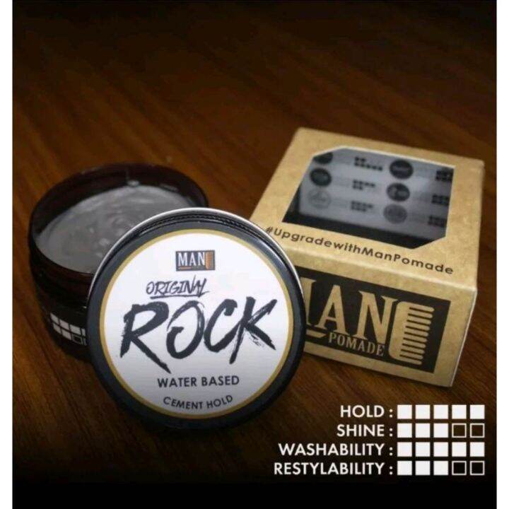 Man Pomade ROCK Water Based Pomade | Lazada PH