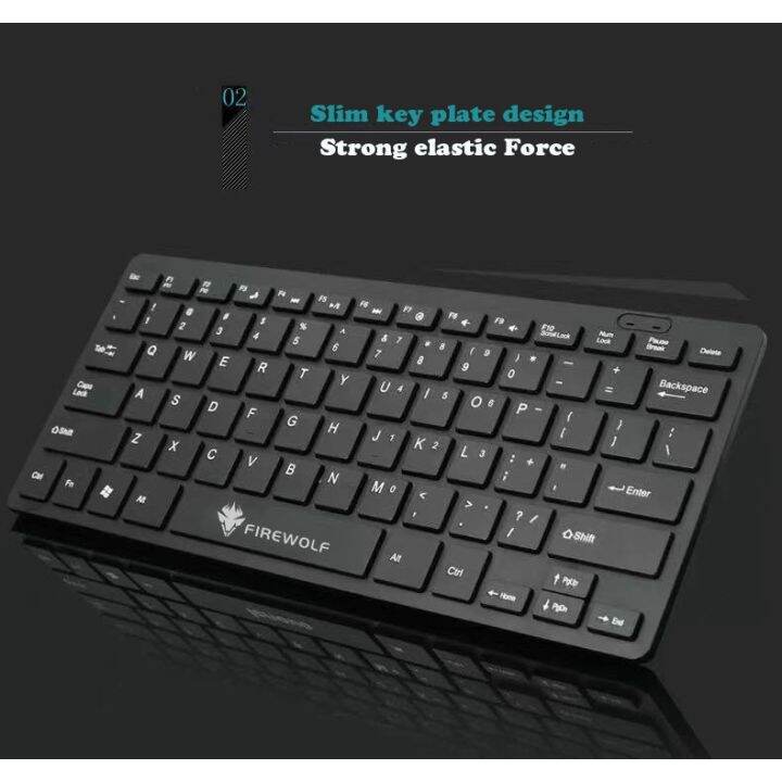 FIREWOLF Mini Keyboards Universal USB Multimedia For PC laptop | Lazada PH