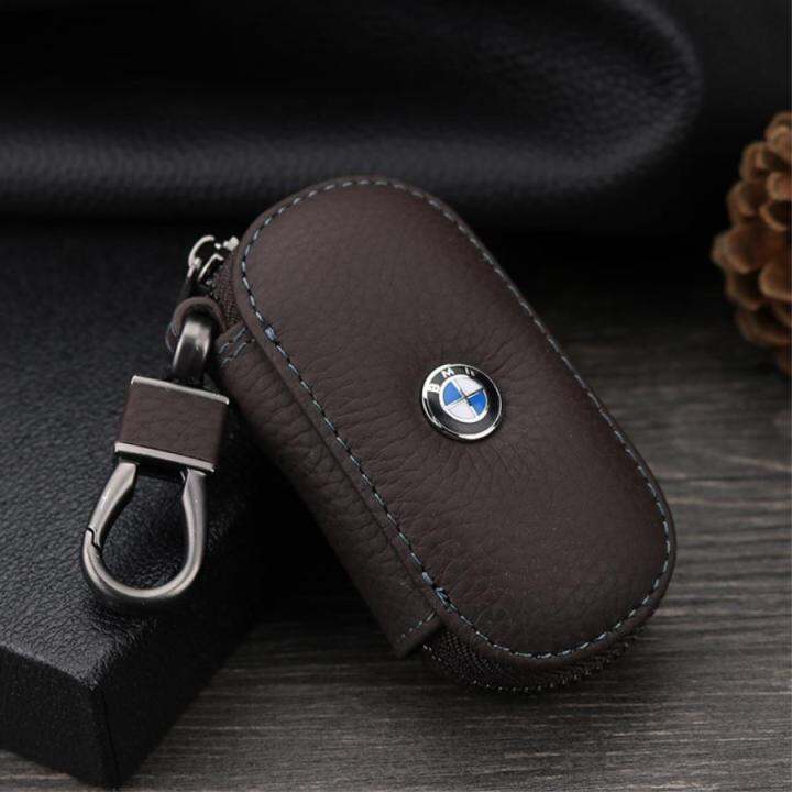 1pc Leather Key Wallet Car Key Case For For BMW E90 F10 F30 E34 F20 X5 ...