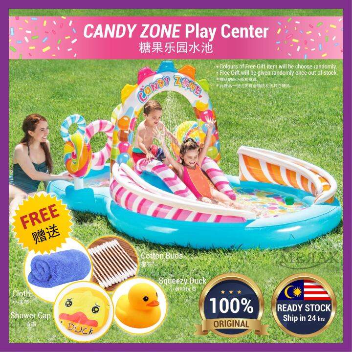 INTEX Candy Zone Play Center Children Swimming Pool Playground Toy Swim ...