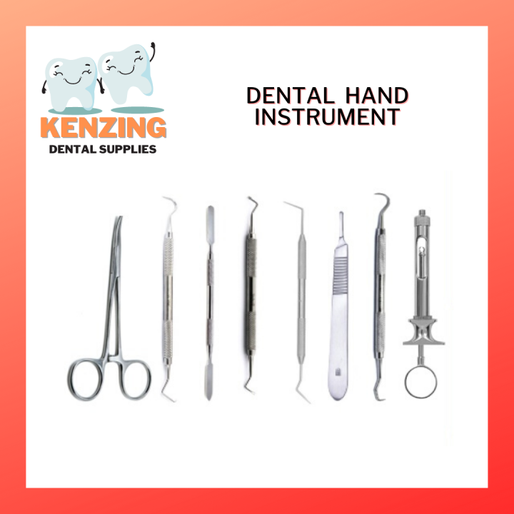 Stainless Steel DENTAL Hand Instruments Explorer, Excavator, Cement ...