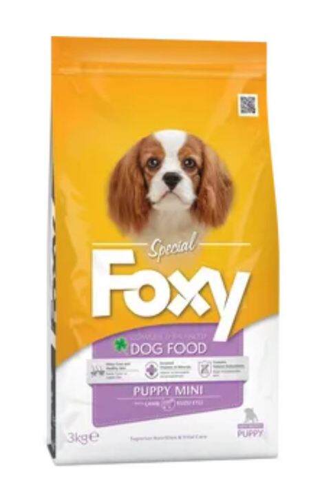 PROMO SPECIAL FOXY Puppy Mini Dog Food Lamb & Rice 3kg | Lazada