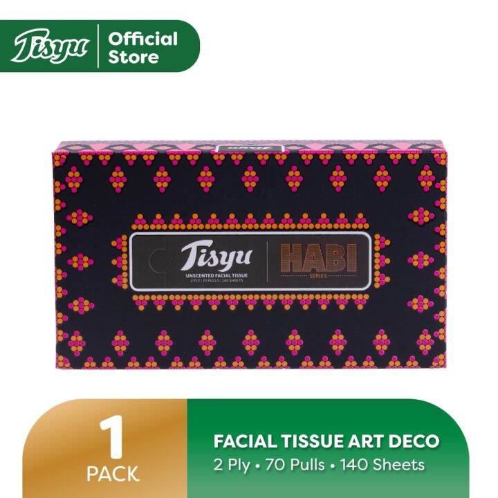 Tisyu Art Deco Box Facial Tissue (1 Box) | Lazada PH