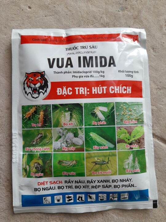 [Freeship Max] Thuốc trừ sâu Vua imida gói 100g (Imidacloprid 100g/kg ...