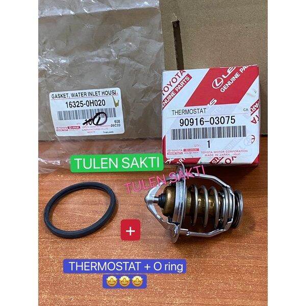 ORIGINAL TOYOTA LEVIN 4AGE 20V black top MR2 SW20 THERMOSTAT + O ring ...
