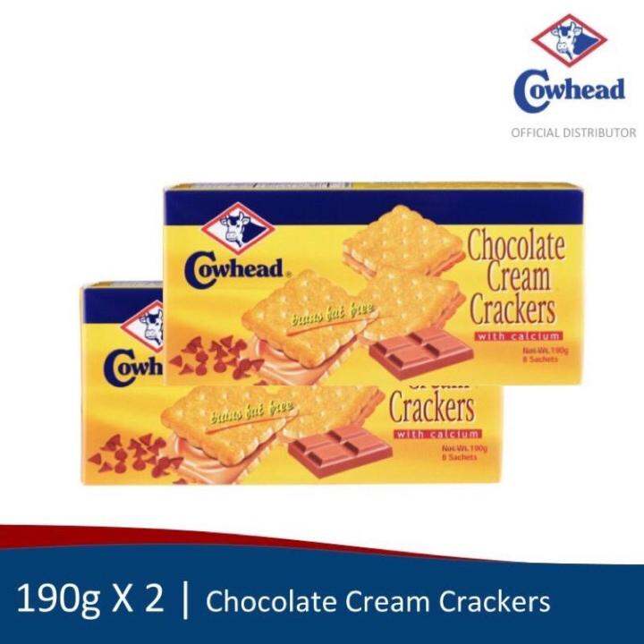 Cowhead Chocolate Cream Sandwich 190g x2 | Lazada PH