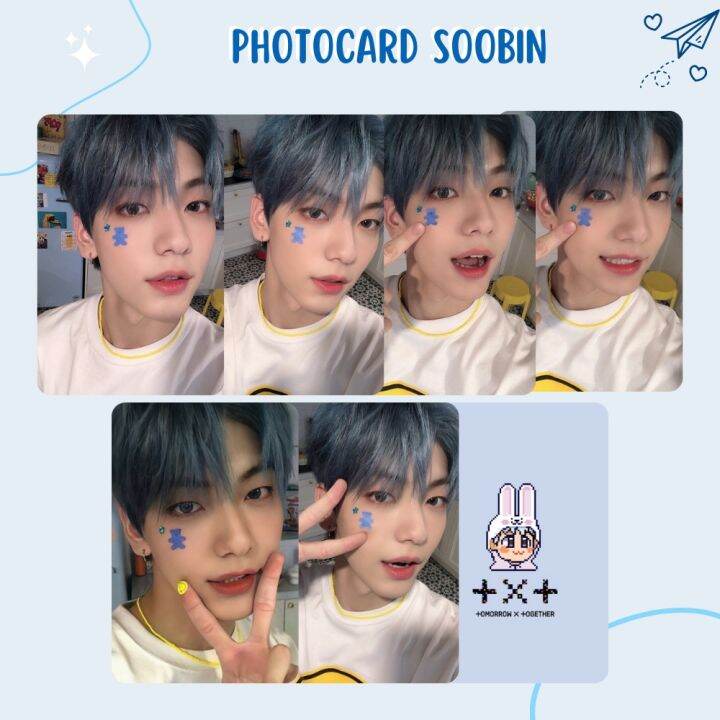 Unofficial SET PHOTOCARD TXT SOOBIN R SELCA BLUE HOUR HARLEY QUINN | Lazada PH