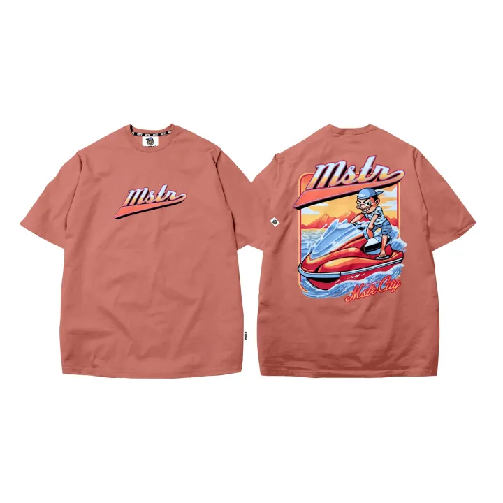 MSTR Co. - SUMMER COLLECTION "WT CITY" TSHIRT (MELON PEACH) | Lazada PH