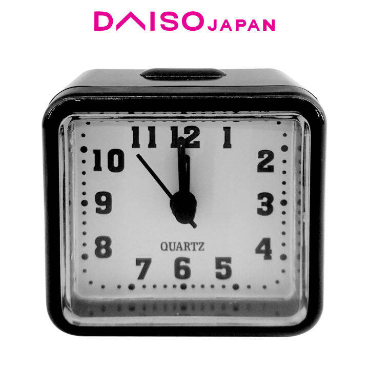 Daiso Square Alarm Clock | Lazada PH
