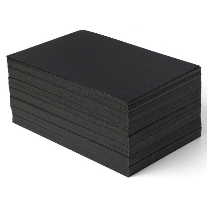 A4 Black Cardboard 4K Hard Thick Black Cardboard A3 Black Paper 8/4 ...