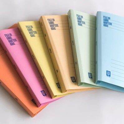 Manila Flat File 420gsm Uk(Spring) - 5 In 1 Mix Colours Or Same Colour ...