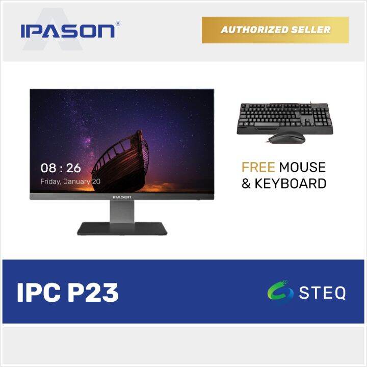STEQ IPASON IPC P23 All-In-One Desktop PC with free wireless keyboard and mouse | Lazada PH