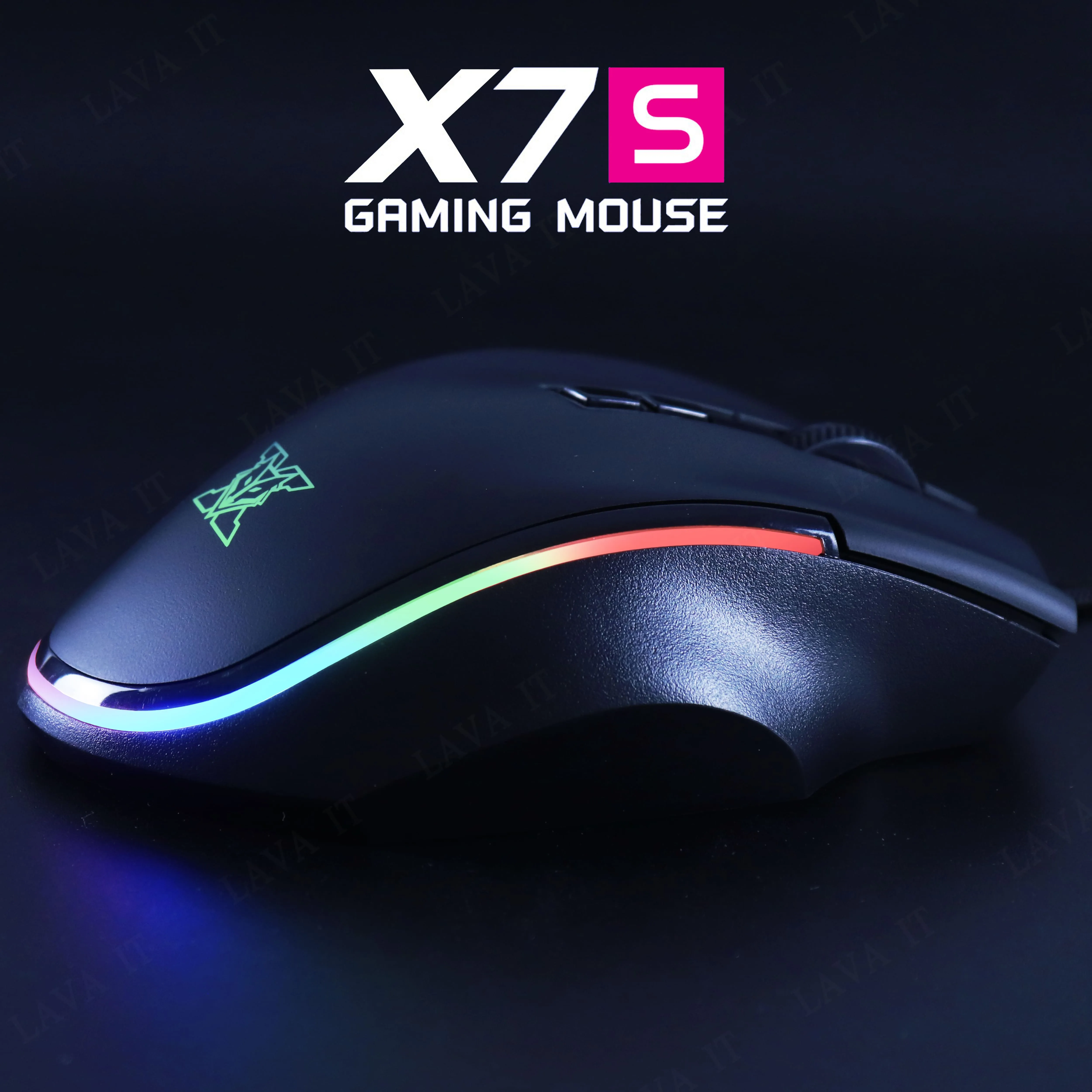 Nubwo X7s RGB Gaming Mouse เมาส์เกมมิ่ง รวดเร็วแม่นยำ ปรับแต่งแสง RGB ได้ ปรับ DPI ได้ 800-7200 ...