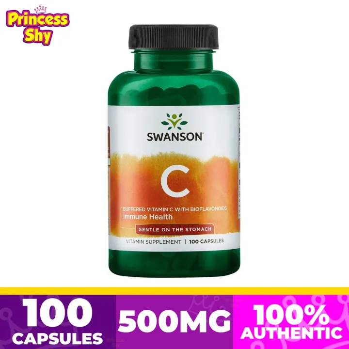 Swanson Buffered Vitamin C with Bioflavonoids 500 mg 100 Caps | Lazada PH
