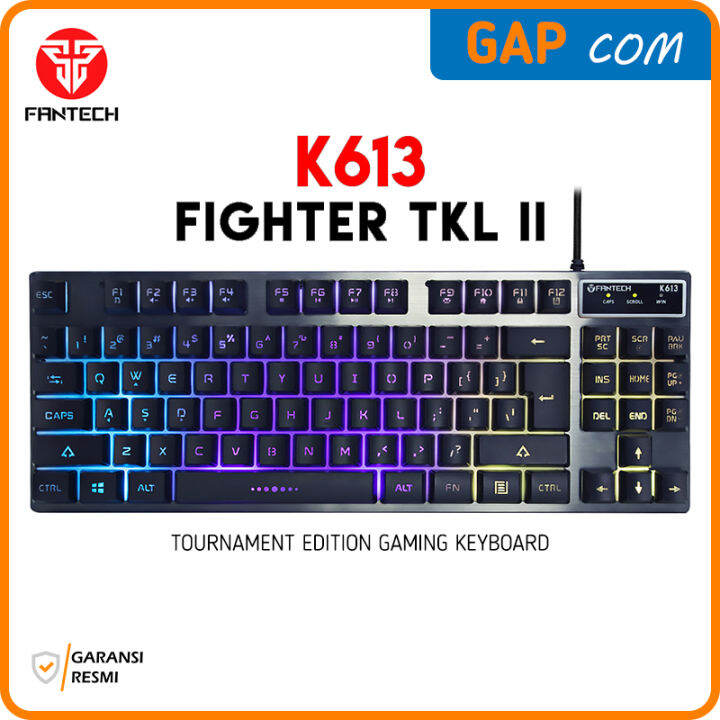 KEYBOARD GAMING FANTECH K613 FIGHTER TKL II TOURNAMENT EDITION 3 COLOR | Lazada Indonesia