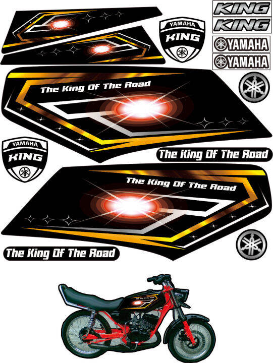 STICKER STRIPING VARIASI ALL LIS RX KING MOTOR STICKER | Lazada Indonesia