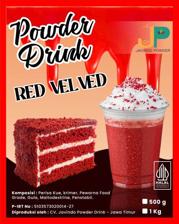 Bubuk Minuman Red Velvet | Lazada Indonesia