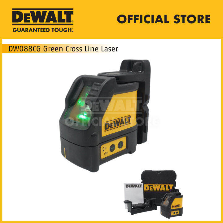 Dewalt DW088CG-XJ 2 Way Green Beam Cross Line Laser ( DW088CG, DW088 ...