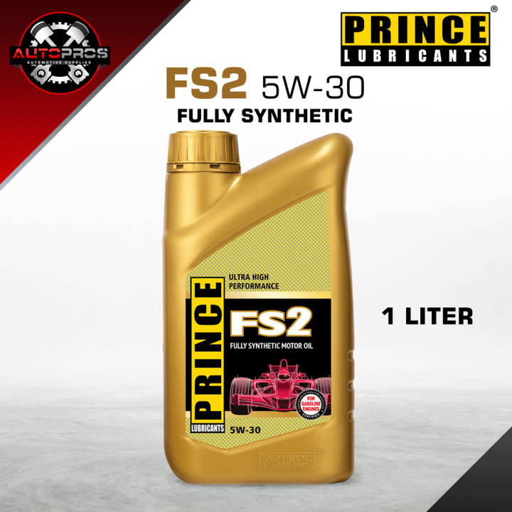 PRINCE FS2 SAE 5W-30 Fully Synthetic Gasoline Engine 1Liter | Lazada PH