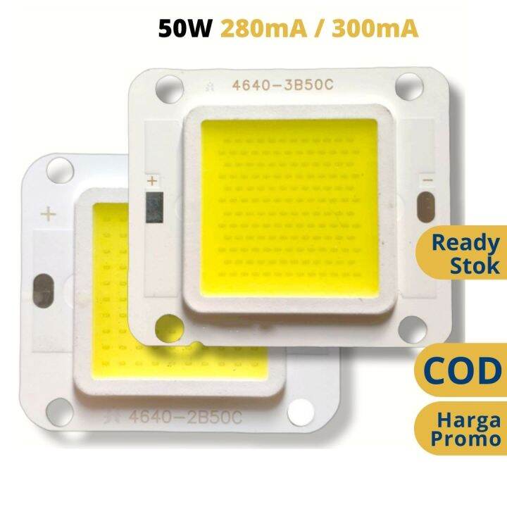 Bohlam Mata LED Lampu Jalan PJU Cobra 50W - Chip COB 2B50C 3B50C 280mA ...