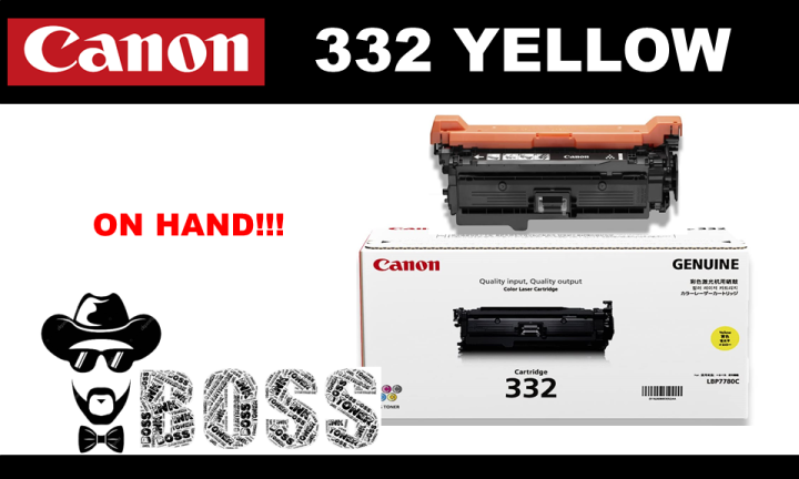 Canon 332 Yellow Original Toner Cartridge | Lazada PH