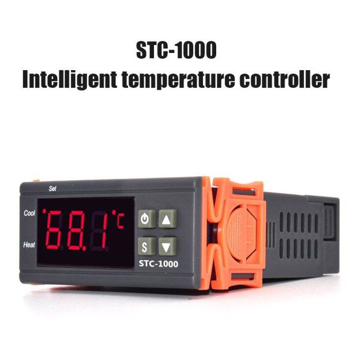 STC-1000 STC 1000 LED Digital Thermostat for Incubator Temperature Controller Thermoregulator ...