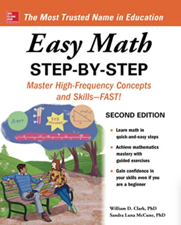 Easy Math Step-By-Step. 2ed. 304pp. Pb. McGraw-Hill by McCune - MATH ...