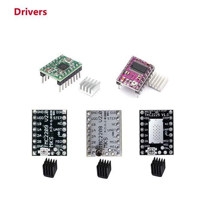 TMC2208 TMC2209 TMC2225 DRV8825 A4988 stepper motor driver TMC 2208 ...