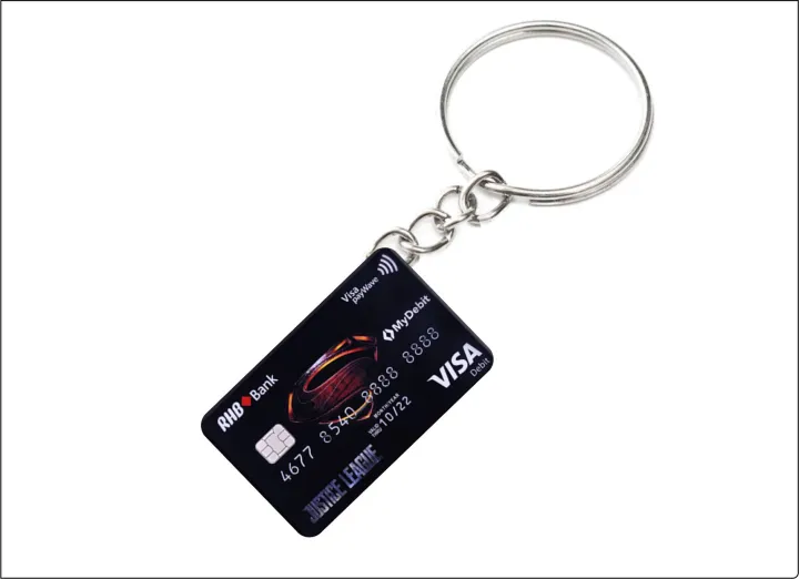 rhb atm debitcard keychain 2d | Lazada