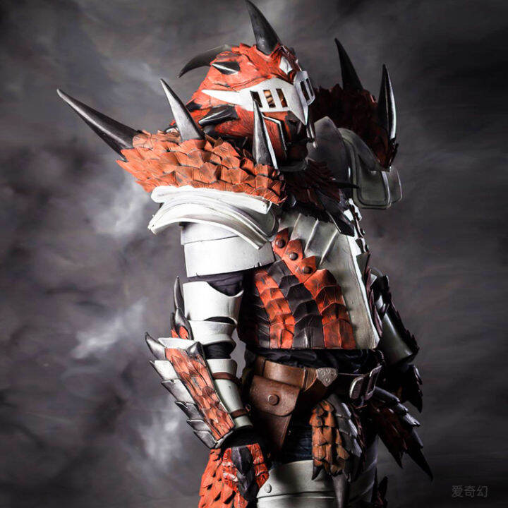Male dragon monster hunter 1:1 wearable helmet ornaments full body ...