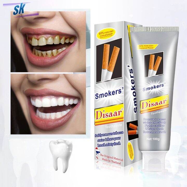 SK Mint Toothpaste Smokers Whitening Toothpaste Teeth Whitening ...