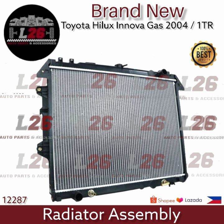 Toyota Hilux Innova Gas 04 /1TR Radiator Assembly AT PA26 1ROW 16400 ...