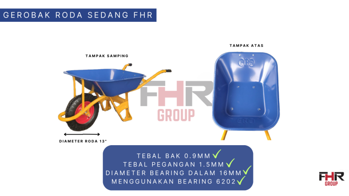 Gerobak Roda Kecil FHR | Lazada Indonesia
