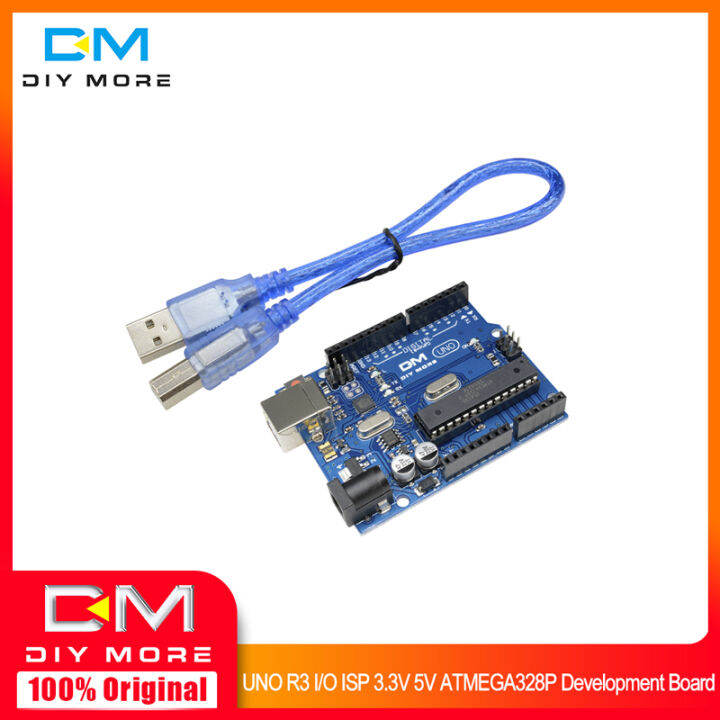 Original KKmol UNO R3 I/O ISP 3.3V 5V ATMEGA328Pบอร์ดพัฒนาATMEGA16U2 ...