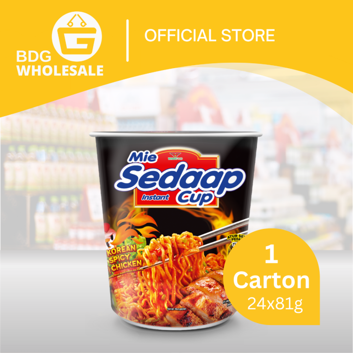 Mi Sedaap Cup Korean Spicy ‎Chic‎ken Goreng 24‎x‎81‎g | Lazada